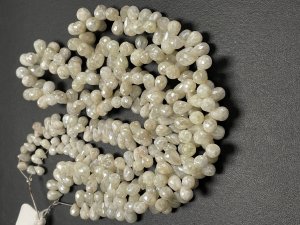 Silverite Drop Faceted