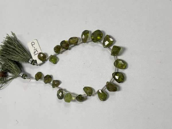 Vesuvianite Funky Cut Faceted